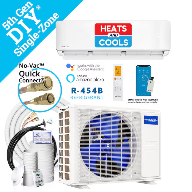 MRCOOL DIY 36K BTU 18 SEER2 5th Gen Ductless Mini Split Heat Pump Syst