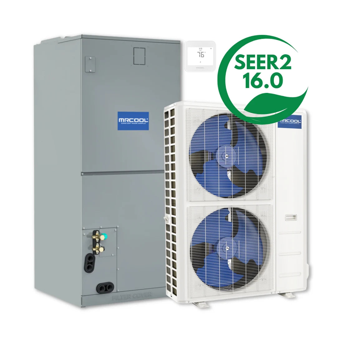 MRCOOL Hyper Heat 2nd Gen Central Ducted Heat Pump Systems