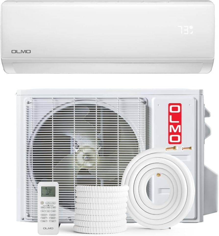 OLMO Sierra 12,000 BTU R32 Mini Split Air Conditioner and Heat Pump 18