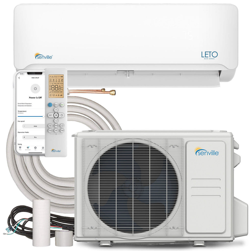 Senville LETO 12,000 BTU 21.3 SEER2 Single Zone Ductless Mini Split